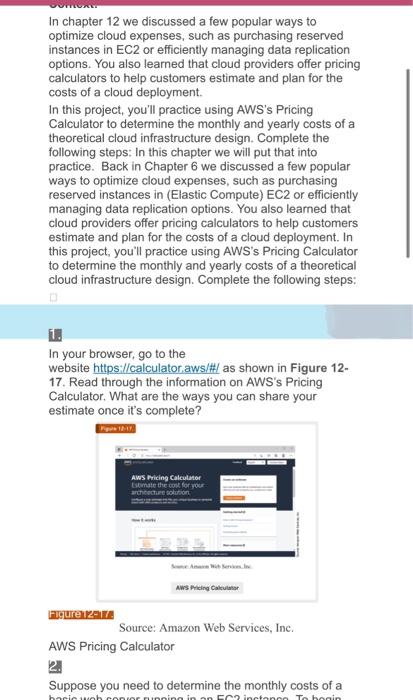 Solved In chapter 12 we discussed a few popular ways to | Chegg.com