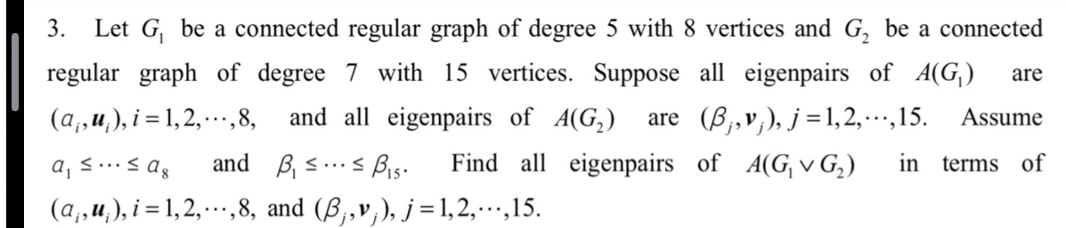 Solved Let G1 ﻿be a connected regular graph of degree 5 | Chegg.com