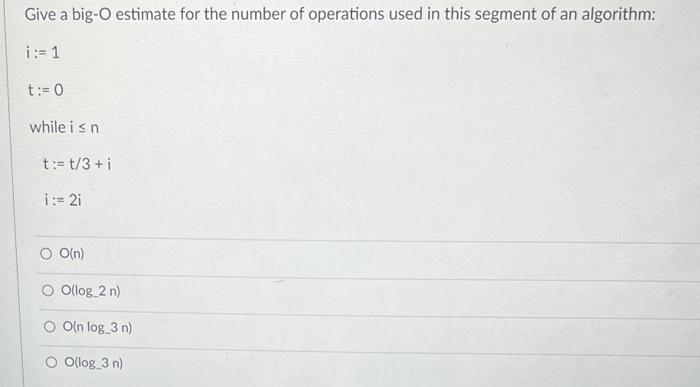 Solved Sort these functions in an increasing order: | Chegg.com