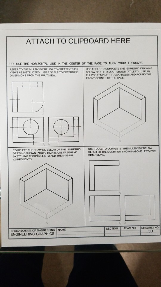 Solved Refer to the Multiview below to create other views as | Chegg.com