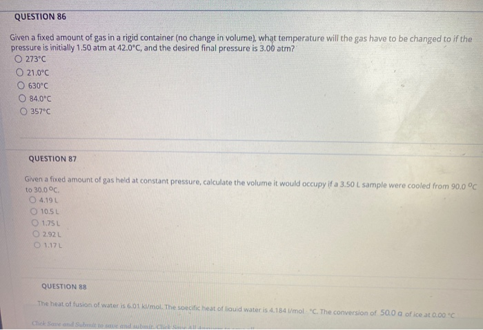 Solved QUESTION 77 The combustion of propane (C 3H 8) | Chegg.com