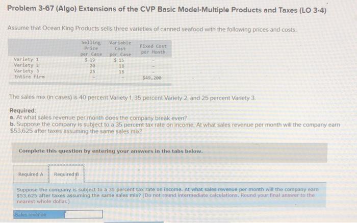 Solved Problem 3-67 (Algo) Extensions of the CVP Basic | Chegg.com