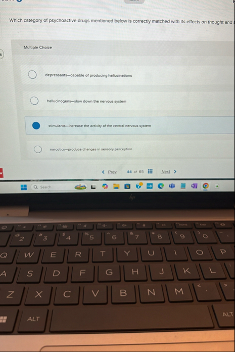 Solved Which category of psychoactive drugs mentioned below | Chegg.com