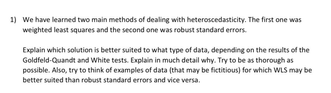 Solved We have learned two main methods of dealing with | Chegg.com
