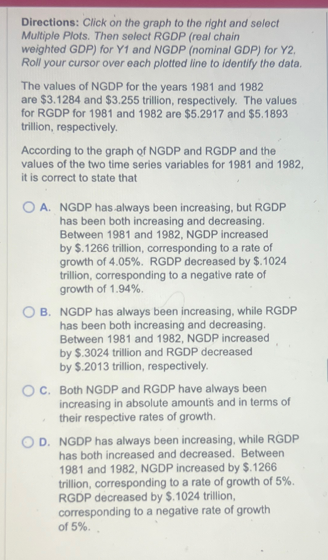 Solved Directions: Click on the graph to the right and | Chegg.com