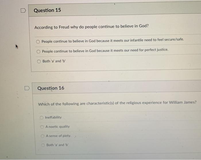 Solved 4pt Question 13 How does J. L. Mackie's Evil and | Chegg.com