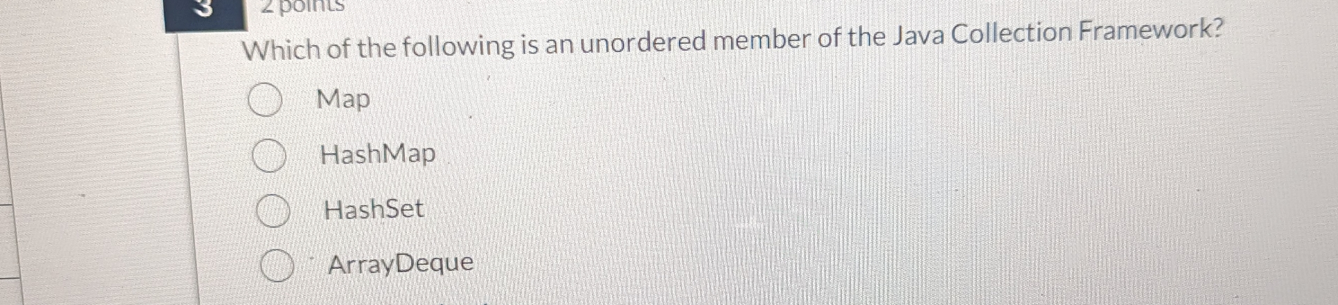 Solved Which Of The Following Is An Unordered Member Of The 
