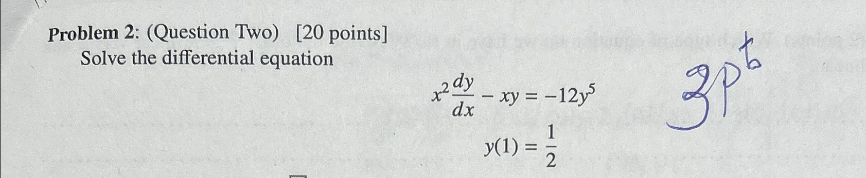 Solved Problem 2: (Question Two) [20 ﻿points] ﻿Solve the | Chegg.com