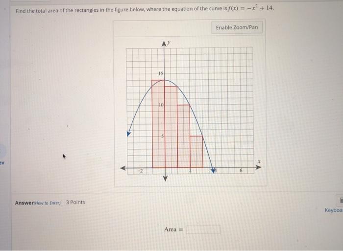 Solved Find the total area of the rectangles in the figure | Chegg.com