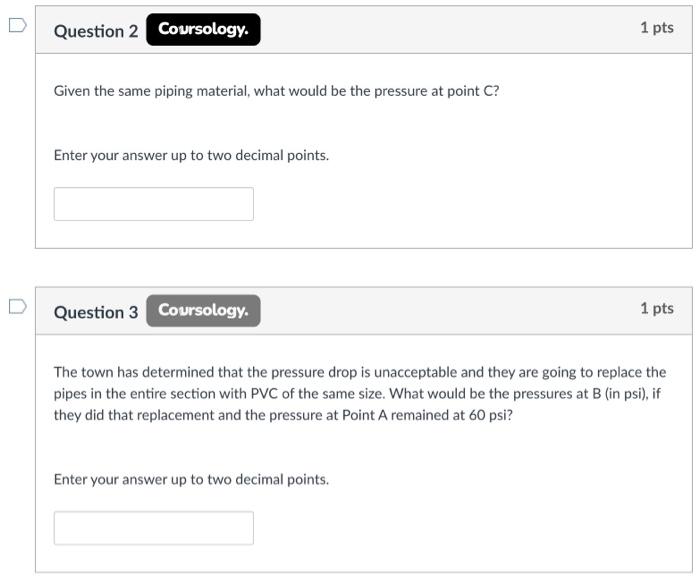 Solved Given the following system delivering 0.3 MGD of | Chegg.com