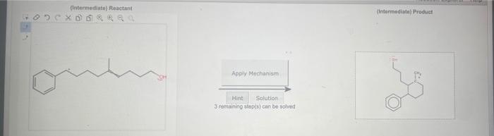 Solved (Intermediate) Reactant Intermediate Product Apply | Chegg.com