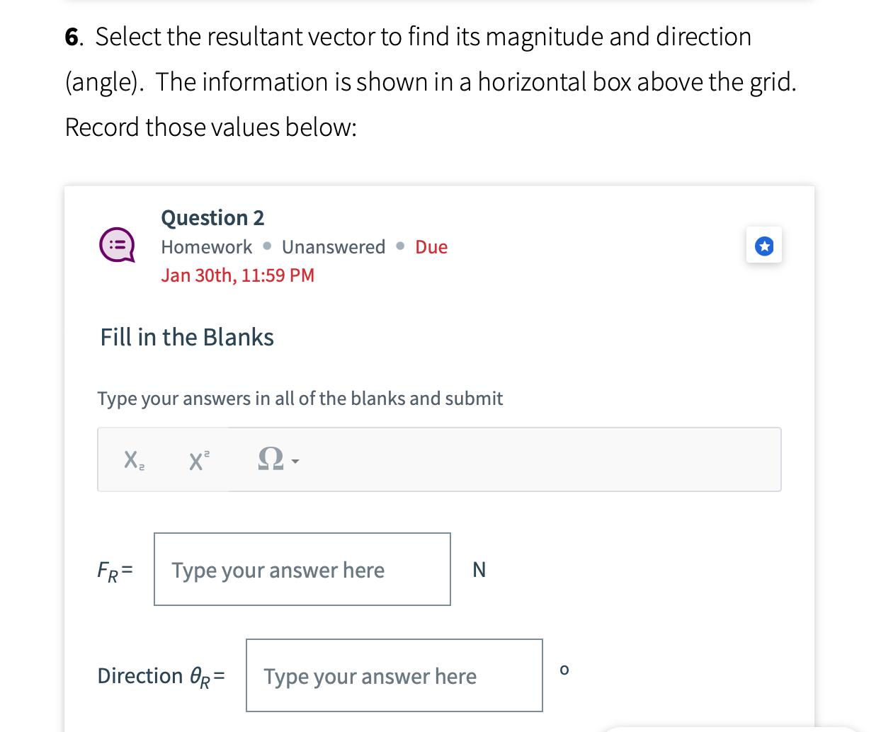 Select the resultant vector to find its magnitude and | Chegg.com