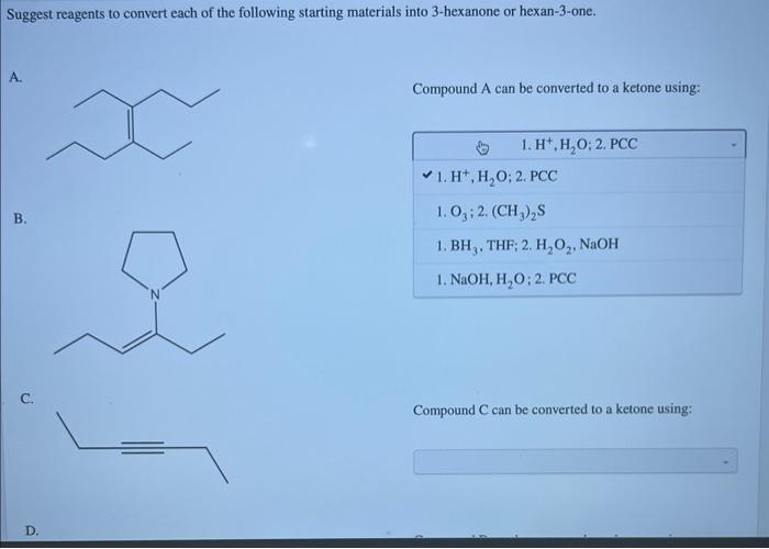 Solved Suggest reagents to convert each of the following | Chegg.com