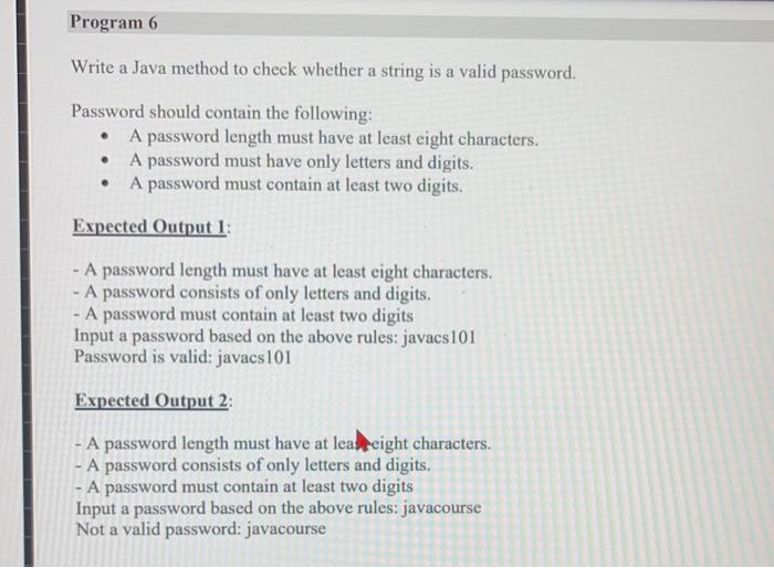 Solved Program 1 Write a Java method to capitalize the first | Chegg.com