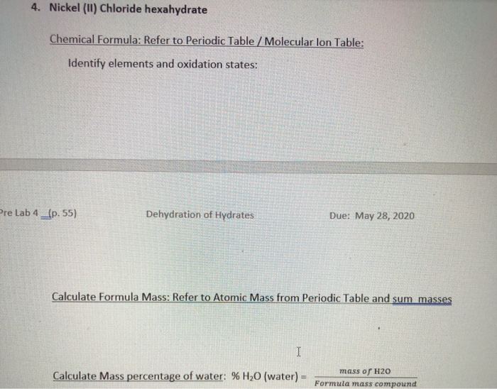 Solved 2. Copper (II) sulfate pentahydrate Chemical Formula: | Chegg.com