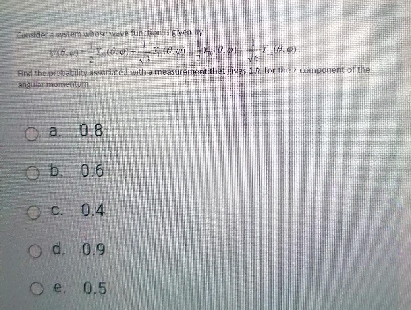 Solved Consider a system whose wave function is given by | Chegg.com