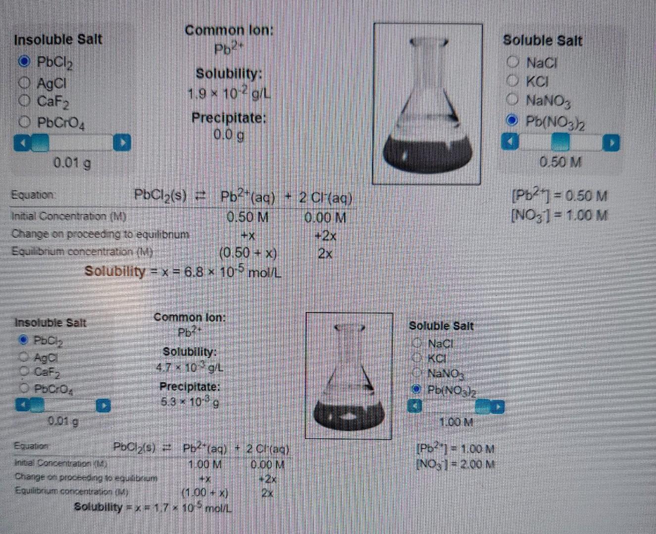 Solved 1. Calculate the Kin value of PbCl2. 2. Calulate the | Chegg.com