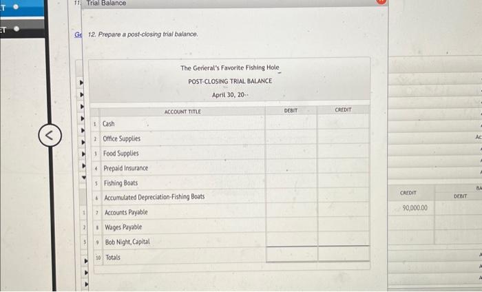 Solved The general ledger, income statement, statement of | Chegg.com