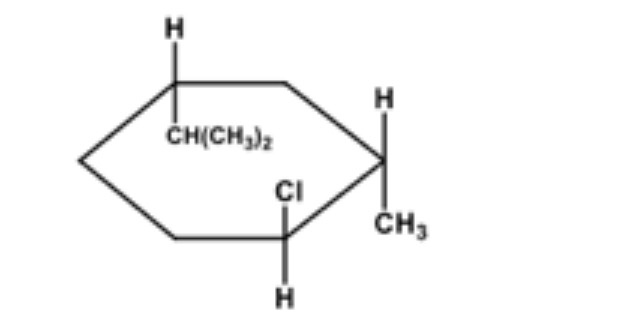 Solved Consider the cyclohexane derivative shown below. Use | Chegg.com