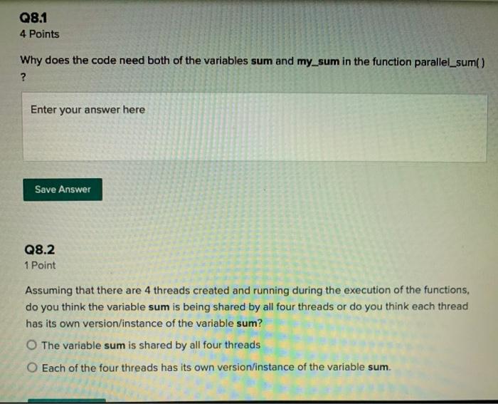 Solved In the code for both versions of the the function | Chegg.com