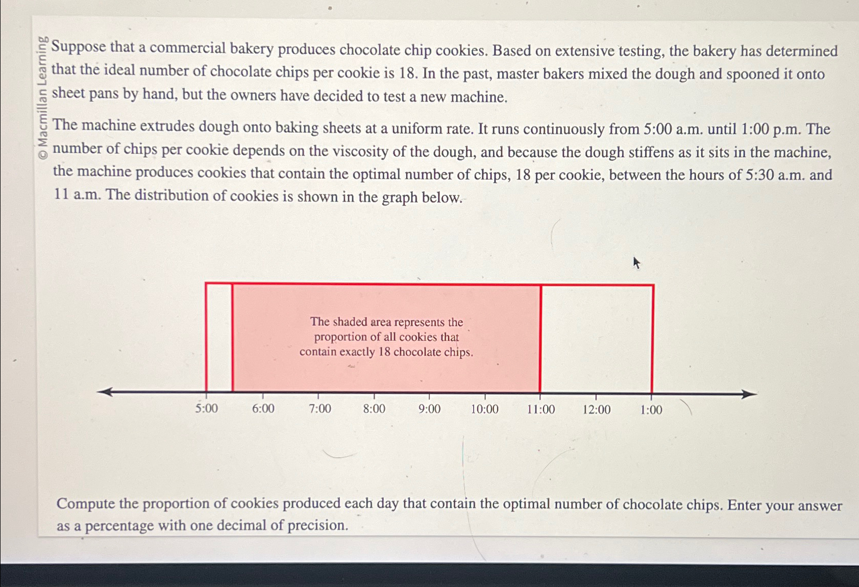 Solved Suppose that a commercial bakery produces chocolate | Chegg.com