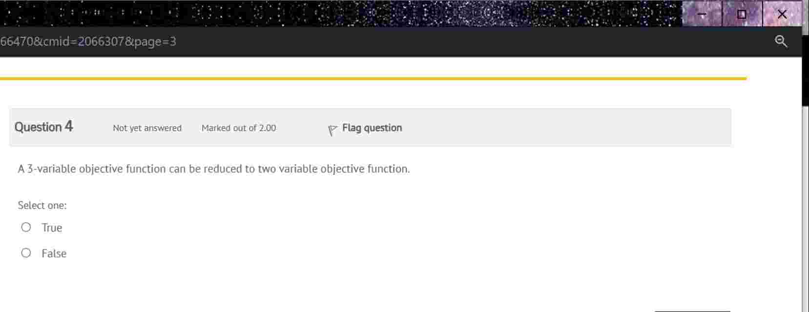 Solved A 3 Variable Objective Function Can Be Reduced To Two