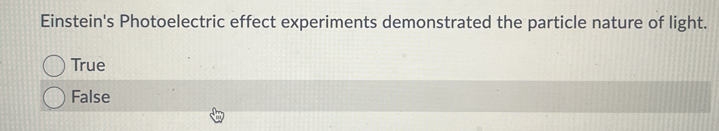 Solved Einstein's Photoelectric effect experiments | Chegg.com