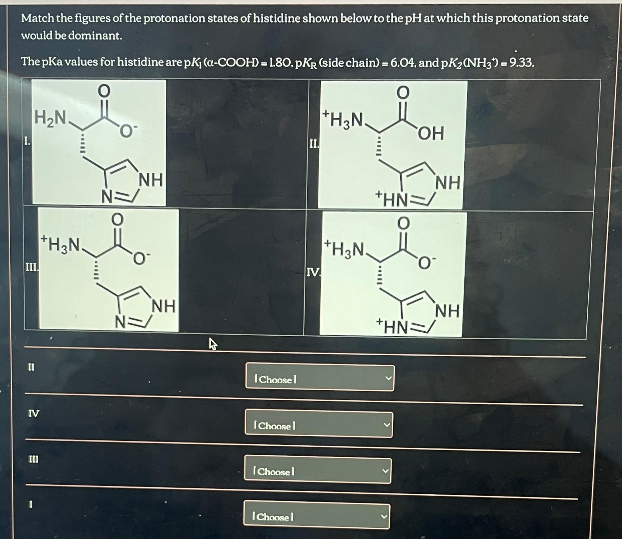 Solved Match the figures of the protonation states of | Chegg.com