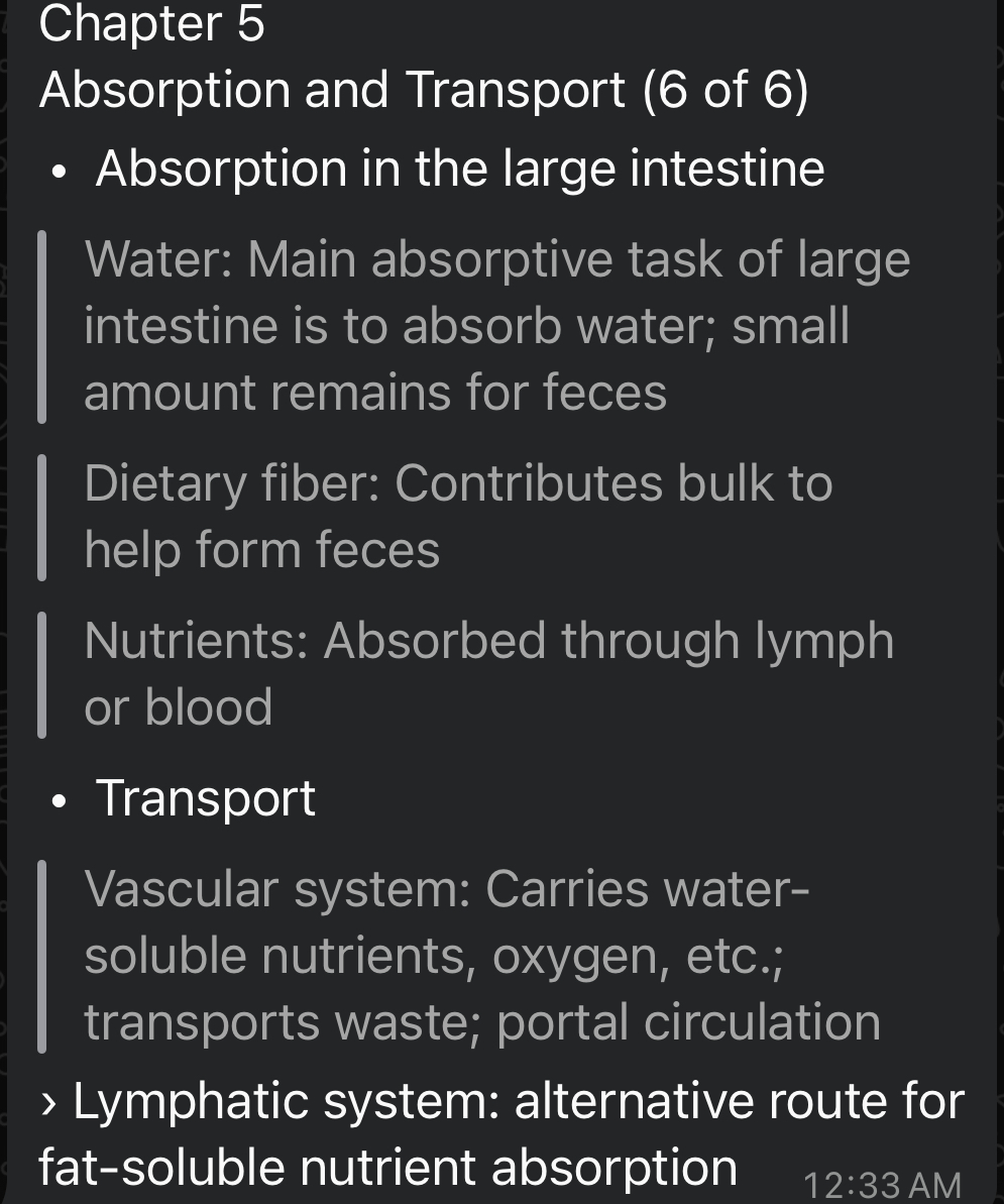 Solved Chapter 5Absorption and Transport (6 ﻿of | Chegg.com