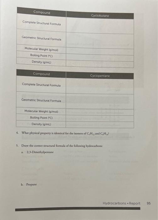 Solved Isomers of Hexane (C6H16)6. Write the correct name of | Chegg.com