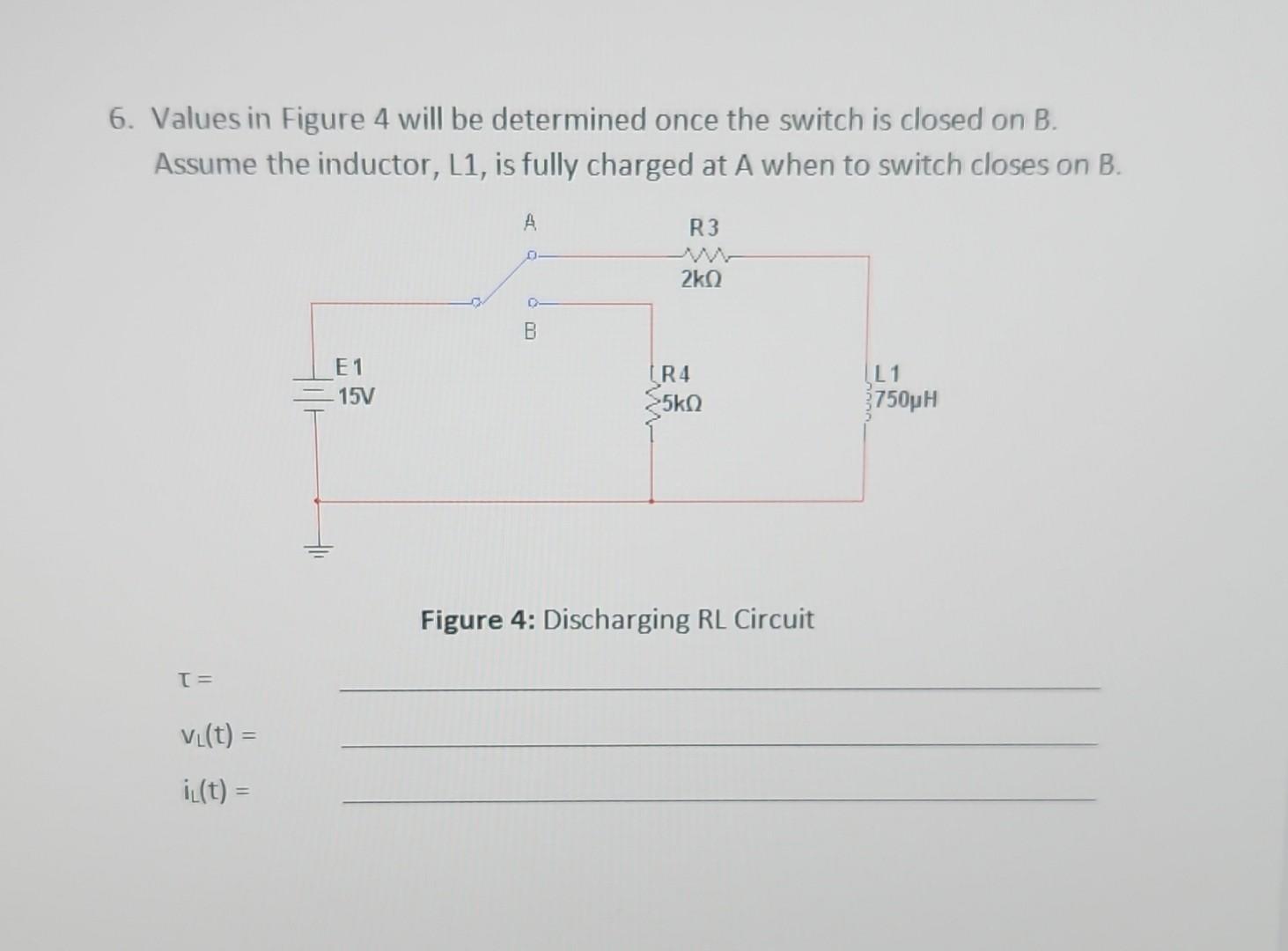 Solved 6. Values in Figure 4 will be determined once the | Chegg.com