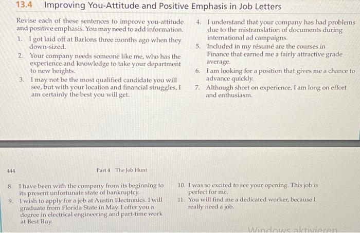 Revise each of these sentences to improve | Chegg.com