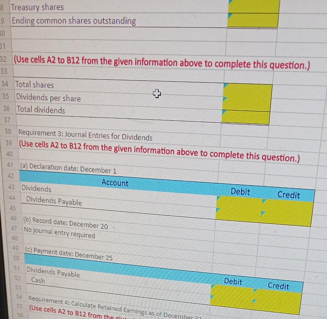 Solved Required: 1. Calculate the number of shares of common | Chegg.com
