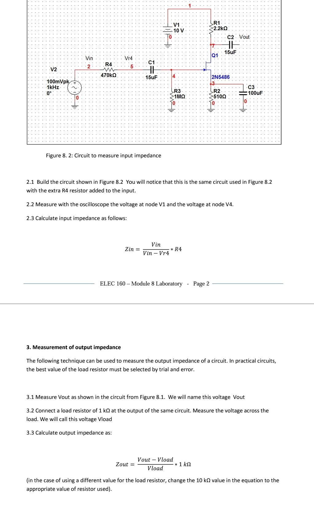 Solved where do I hook up the load resistor in section 3. | Chegg.com