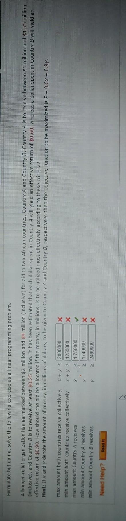 Solved Formulate but do not solve the following exercise as | Chegg.com