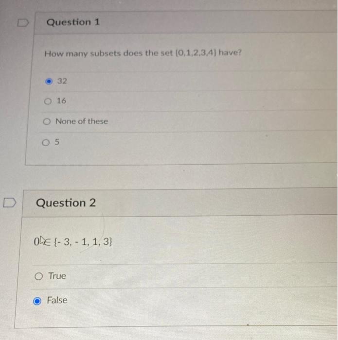 Solved How many subsets does the set (0,1,2,3,4) have? 32 16 | Chegg.com