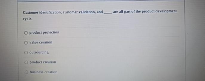Solved Customer identification, customer validation, and are | Chegg.com