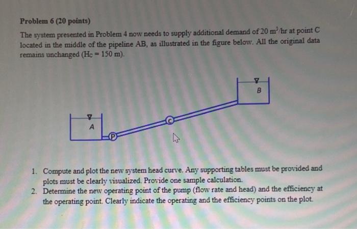 Problem 6 (20 points) The system presented in Problem | Chegg.com
