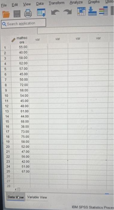 Solved 2. The mean score on a standardized math skills test | Chegg.com