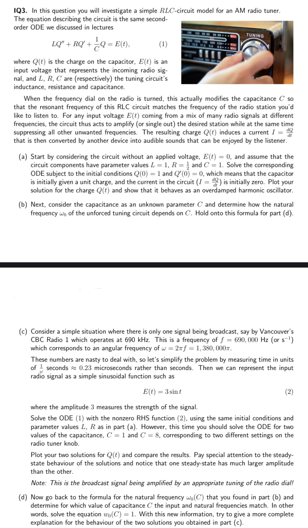 Solved (Answer All Please I will give you a rhumbs up) ﻿IQ3. | Chegg.com