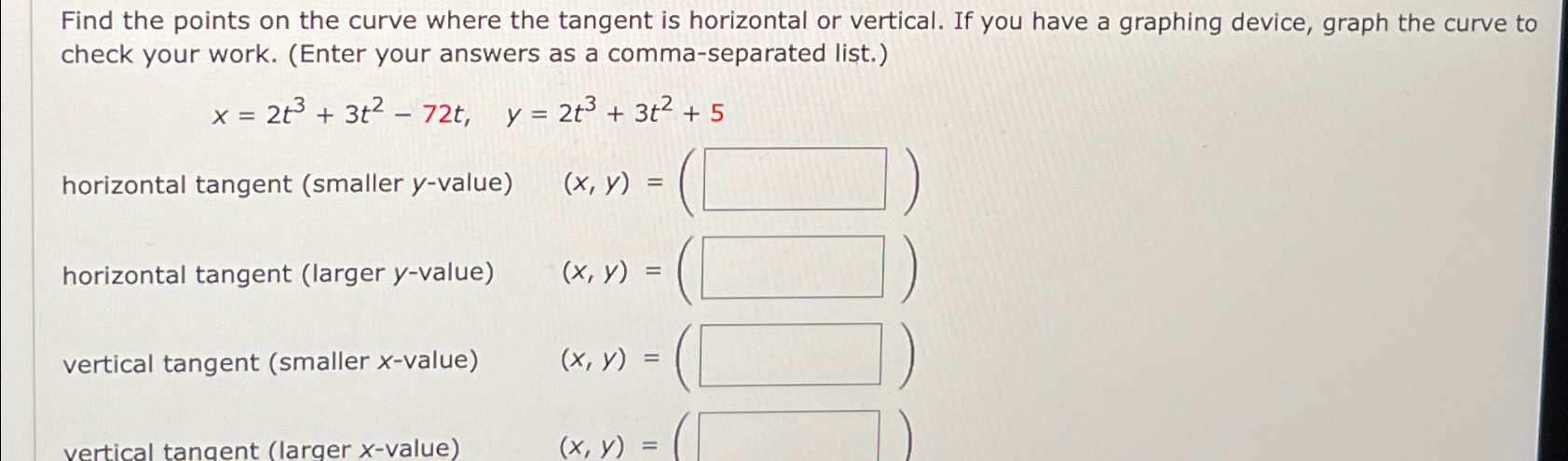 Solved Find the points on the curve where the tangent is | Chegg.com