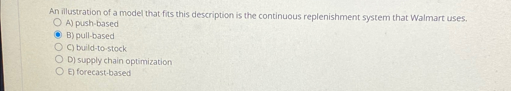 Solved An illustration of a model that fits this description | Chegg.com