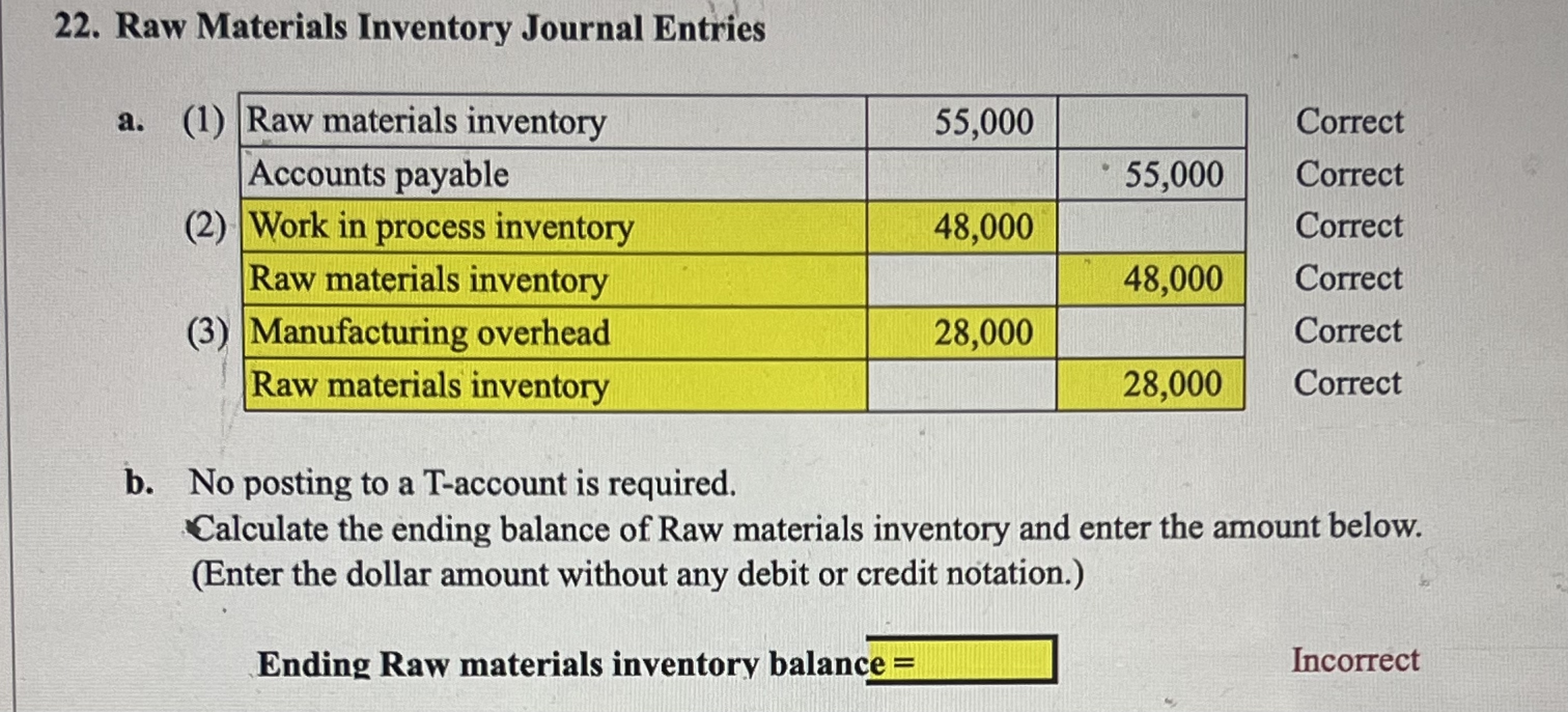 Solved Raw Materials Inventory Journal | Chegg.com