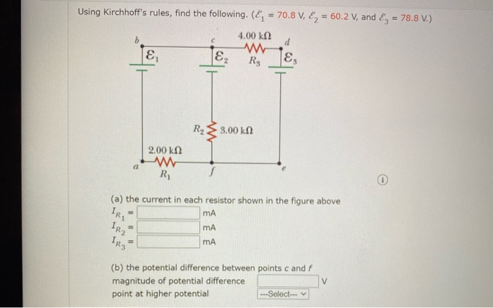 Solved The figure below shows a chain of connected resistors | Chegg.com