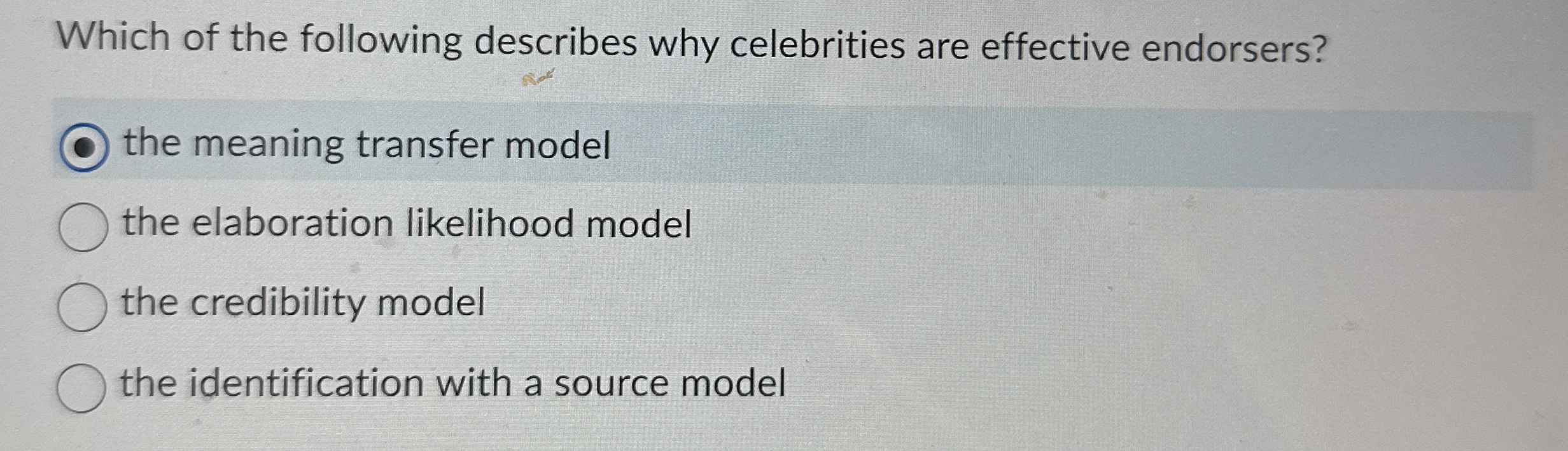 Solved Which of the following describes why celebrities are | Chegg.com