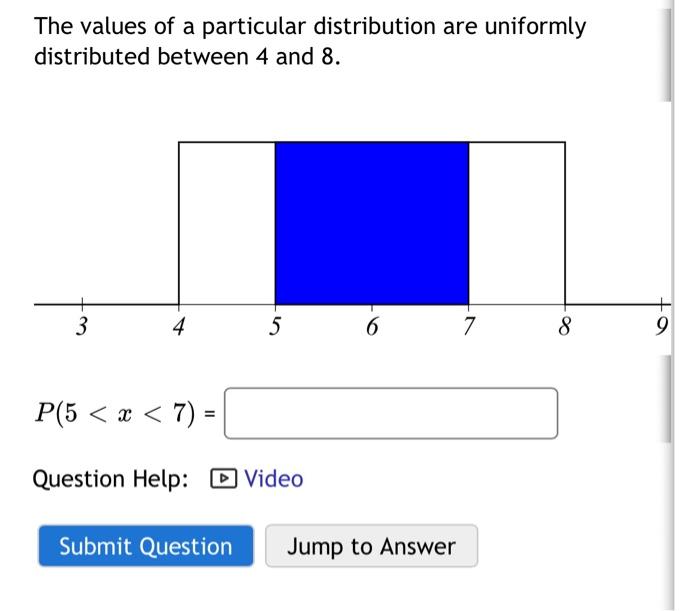 Solved The values of a particular distribution are uniformly | Chegg.com