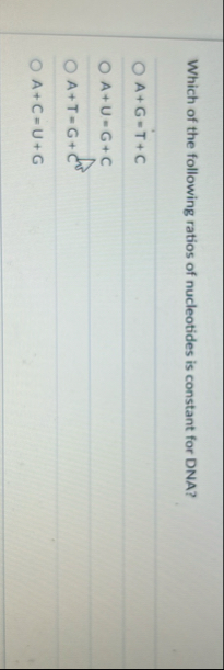 Solved Question 2A cell lacking which of the following | Chegg.com