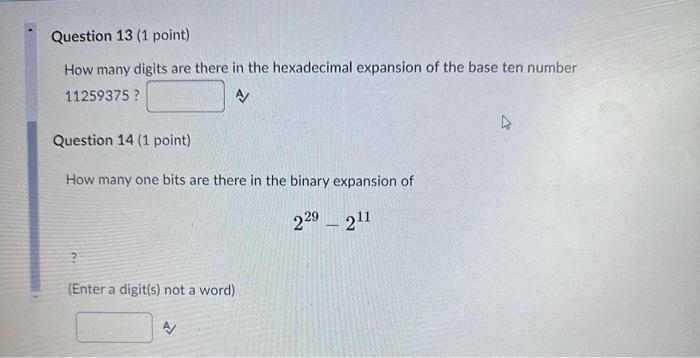 Solved How many digits are there in the hexadecimal | Chegg.com