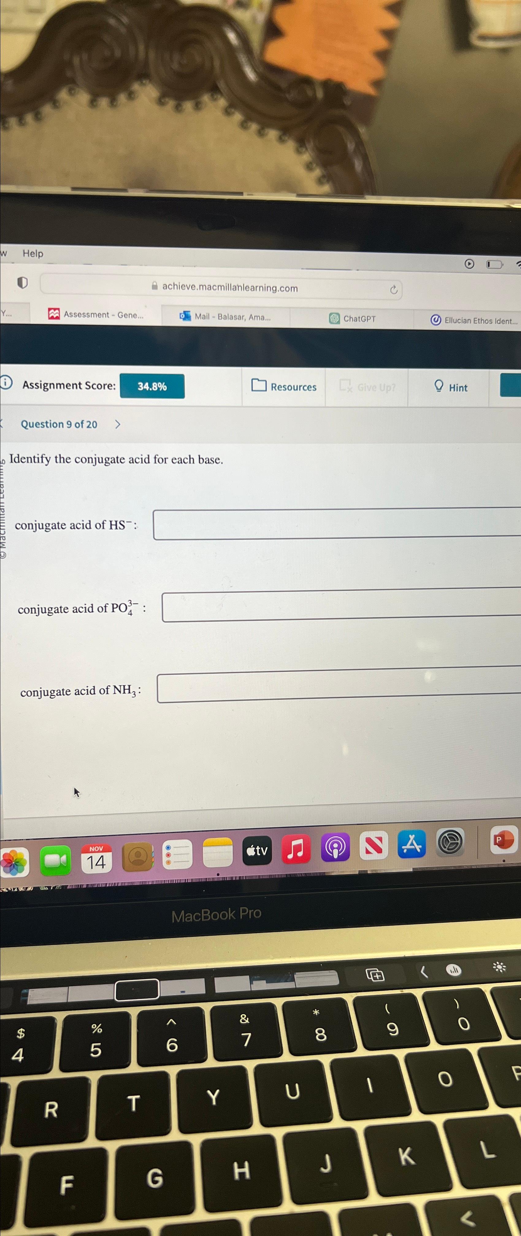 Solved (i) ﻿Assignment Score:ResourcesHintQuestion 9 ﻿of | Chegg.com