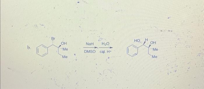 Solved DMSO cat H+NaHCH2Cl2O3 H2O2THFMeLid. H2SO4−KMnO4− | Chegg.com